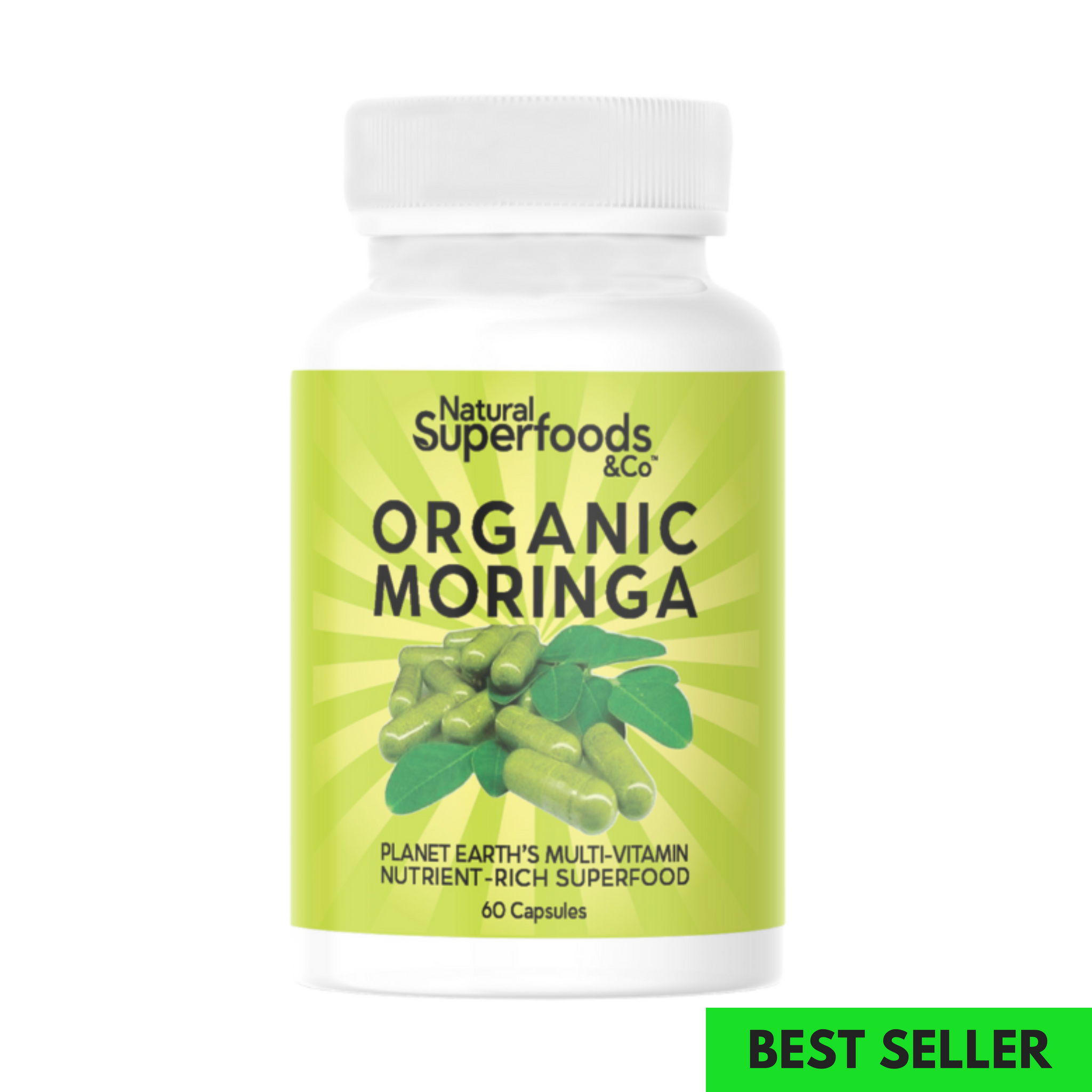 Organic Moringa Capsules – Natural Superfoods & Co